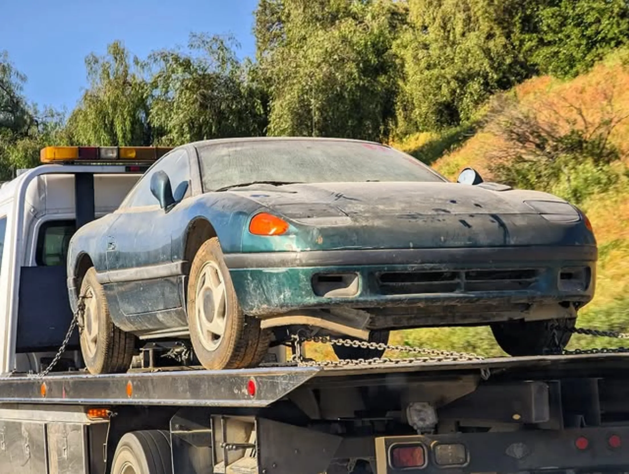 How to move a broken down car?